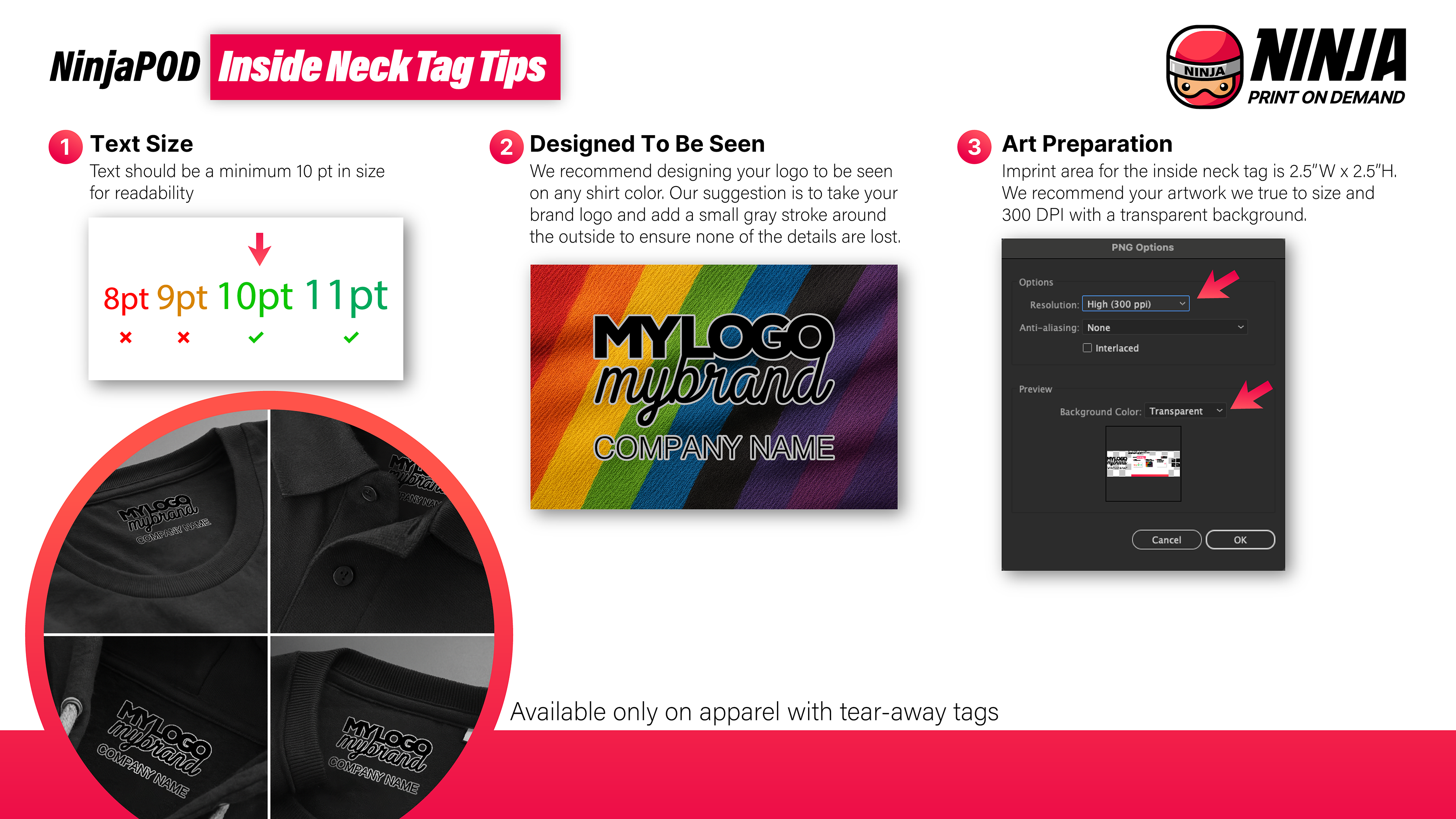 3 Quick Tips for Perfect Inside Neck Tags – NinjaPOD